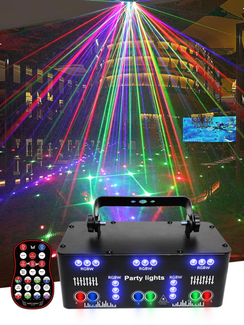 Ktv Flash Light Bar Lighting Automatically Changes Color Led Seven ...