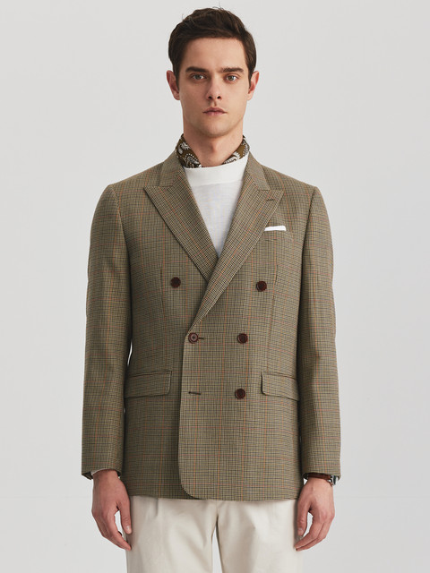 SCOFIELD men's autumn 24 new retro business fashion plaid silhouette ...