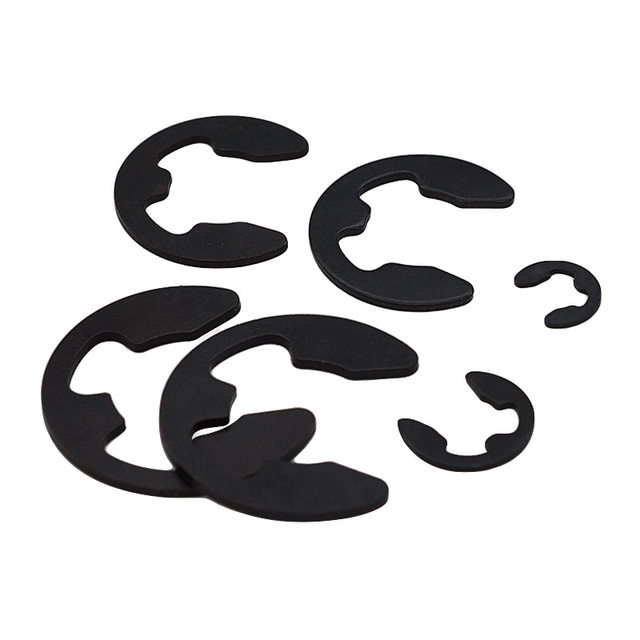 Penglian 65 Manganese Steel Open Retaining Ring with Good Elasticity e-Type Shaft Clasp Snap ...