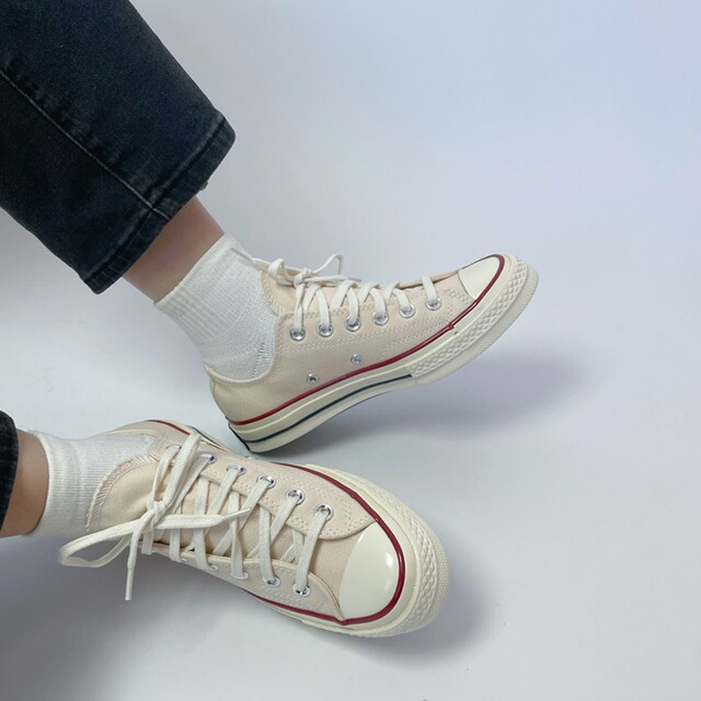 Converse Converse 1970s Samsung standard rice white high and low canvas ...