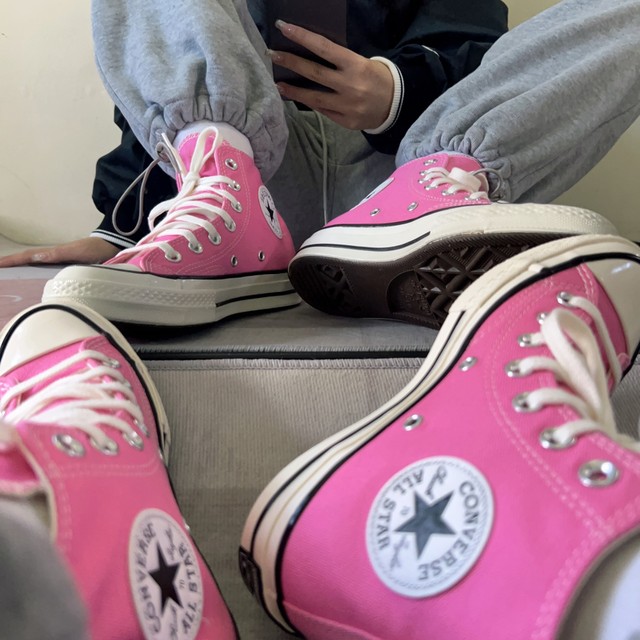 Converse 2024 new 1970S Rose Barbie pink high and low gangsters ...