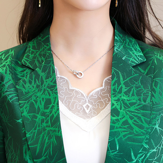 Small blazer women's 2024 new summer fashion mother thin three-quarter ...