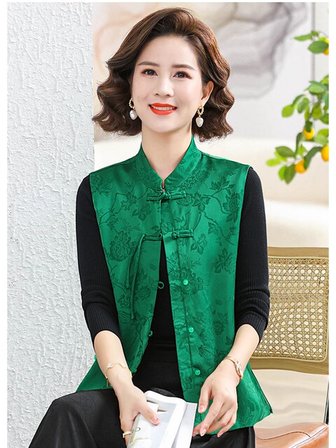 New Chinese style retro plate buckle blooming flowers improved Tang ...