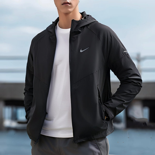 NIKE Nike men's authentic new woven hooded jacket running breathable ...