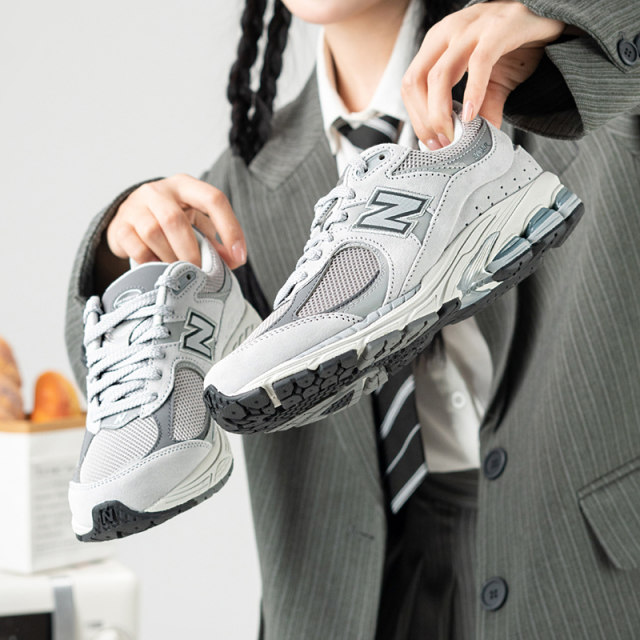 New Balance NB official authentic mist gray daddy shoes men's and women ...