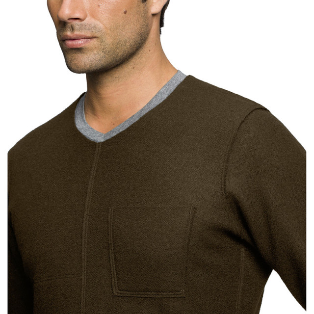 NAU imported from the United States FeltOverSweater-CAVIAR Merino 100% ...