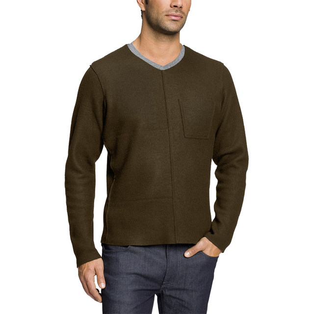 NAU imported from the United States FeltOverSweater-CAVIAR Merino 100% ...