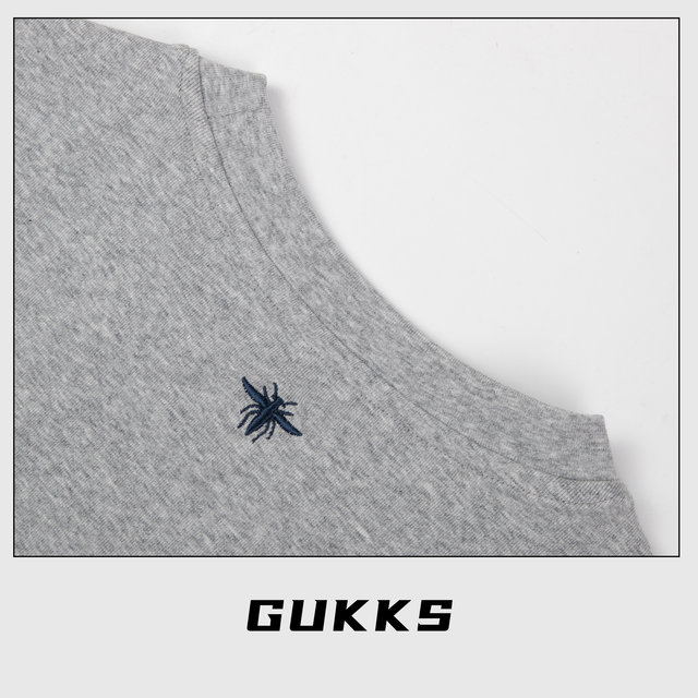 GUKKS embroidered short-sleeved T-shirt for women's heavy industry 2025 ...