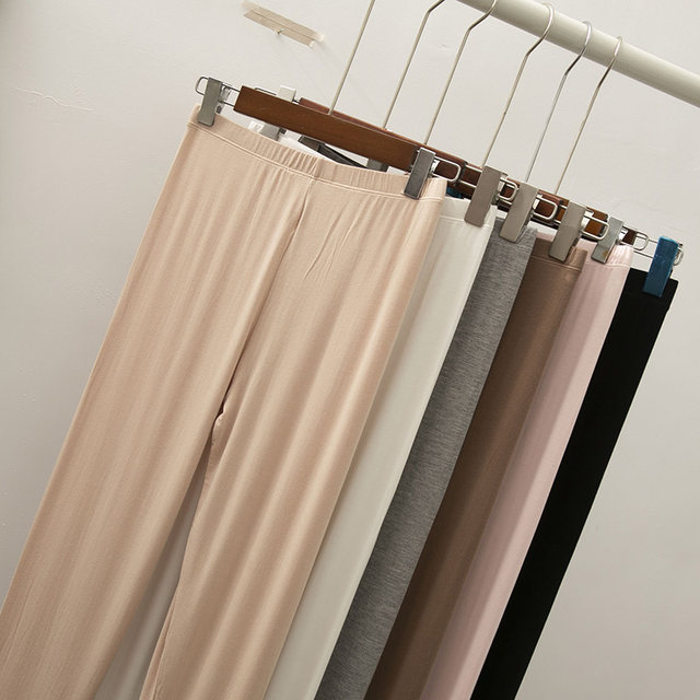 Thin section spring pencil pants modal leggings women's tight-fitting ...