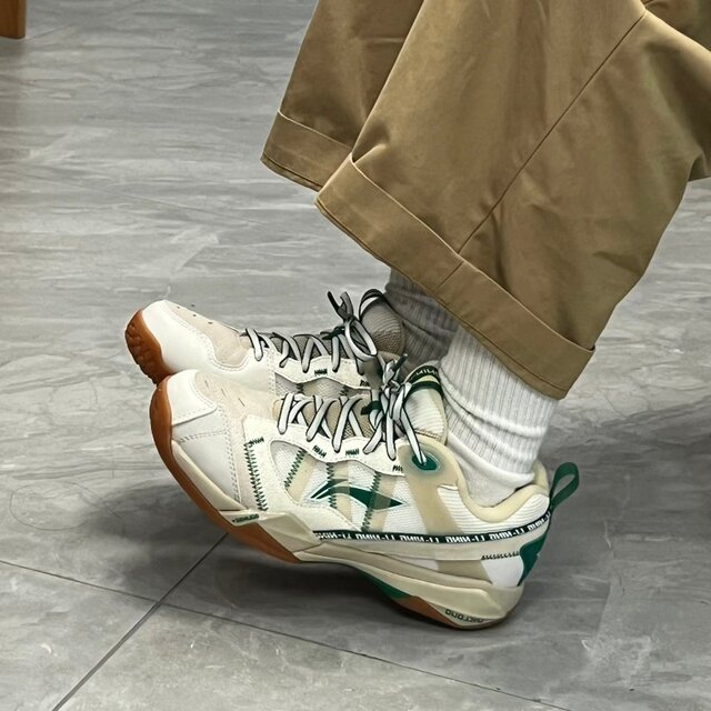 LINING Li Ning ACE badminton shoes men's shoes AYAQ015 snow camouflage ...