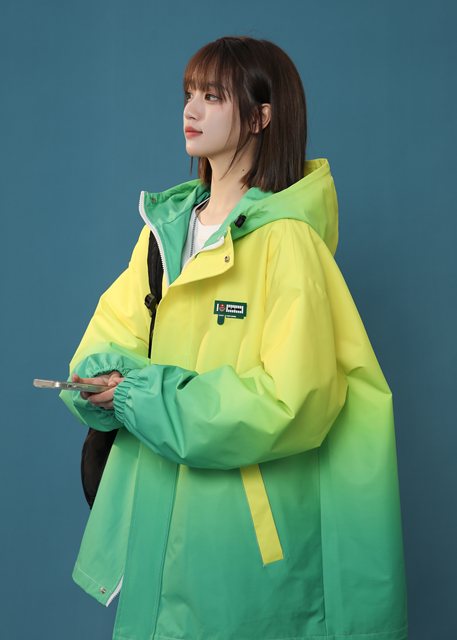 Gradient color jacket for women fat mm large size 200Jin [Jin equals 0 ...