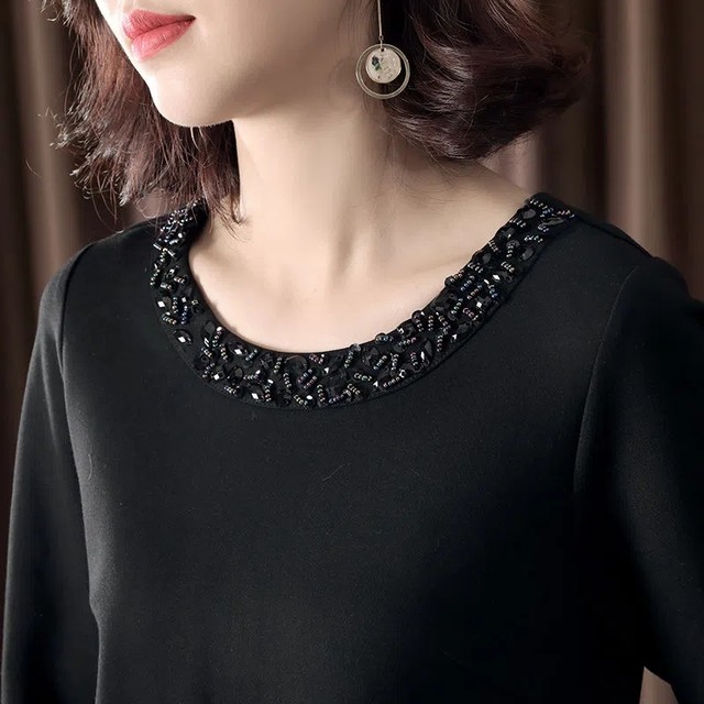 High-end plus size women's clothing 2024 autumn and winter new style ...