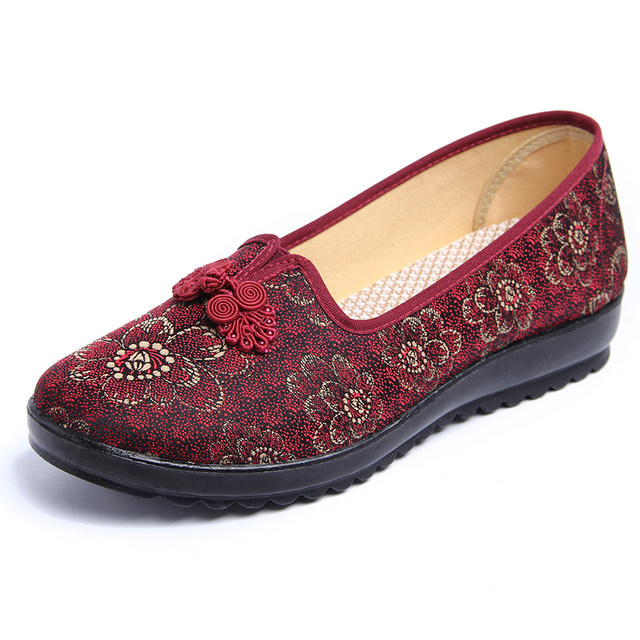 Old Beijing cloth shoes women's shoes Bujinxuan genuine old people's ...