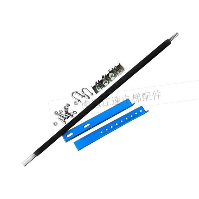 Elevator compensation chain gear rod guide rod compensation chain guide ...