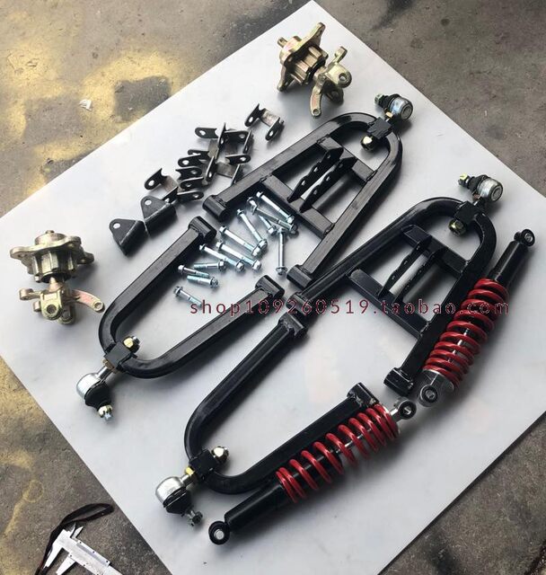Modified kart electric vehicle front suspension accessories large ATV ...