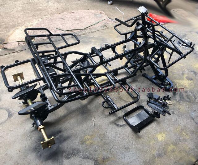 Modified four-wheel ATV motorcycle GY6 Big Bull ATV frame square tube ...