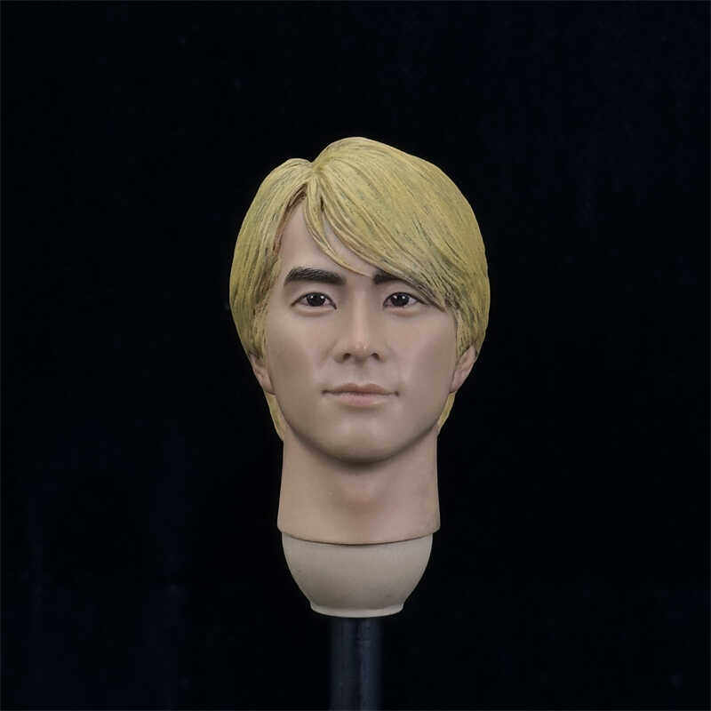 In-Stock 1/6 Scale Action Figure Head Sculpt, Korean Celebrity Asian ...