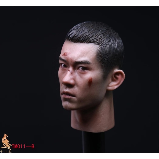 Twelve o'clock 1/6 head sculpture TM011 Chinese People's Volunteer Army ...