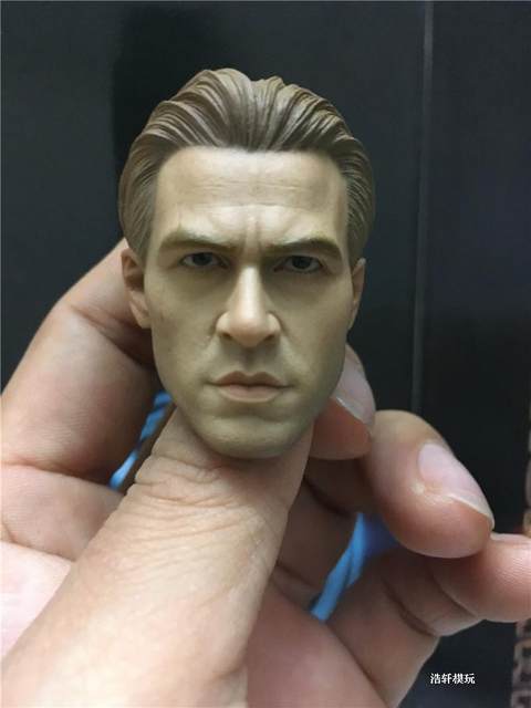 1/6 soldier head sculpture model bank robber criminal male head ...