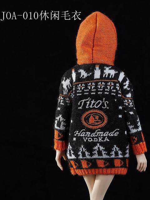 1/6 female soldier clothes casual sweater suitable for PH JO plastic ...