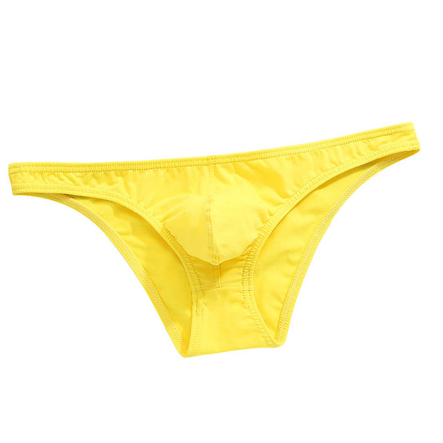 Simple and sexy men's underwear youth fashion small triangle bikini ...
