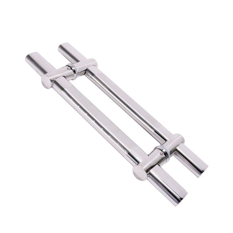 Stainless Steel Tubular Door Handle - Modern & Adjustable