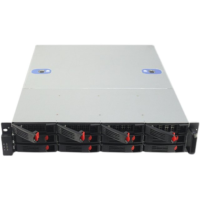 2u server chassis 12-bay hot-swappable box atx motherboard 2u power ...