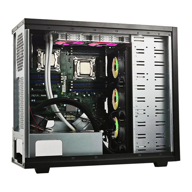 15-disk tower server chassis 360 water-cooled EATX motherboard multi ...