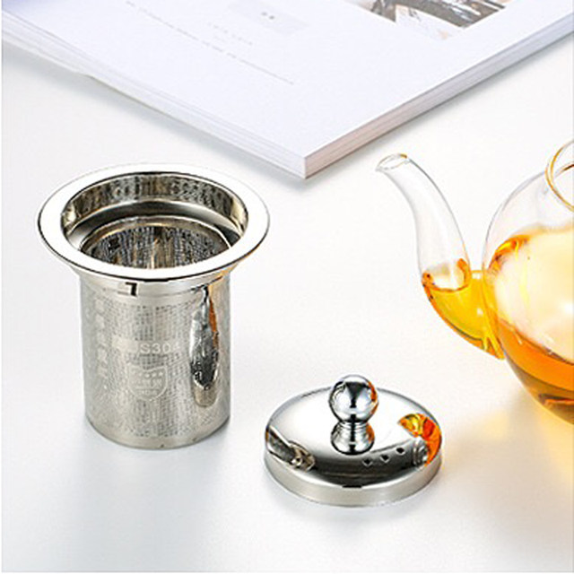 Tea leakage tea filter 304 stainless steel water cup fair cup flower ...
