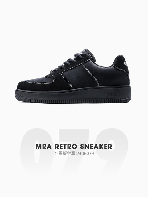MRA pure black version air force sneakers men's shoes 2024 autumn new ...