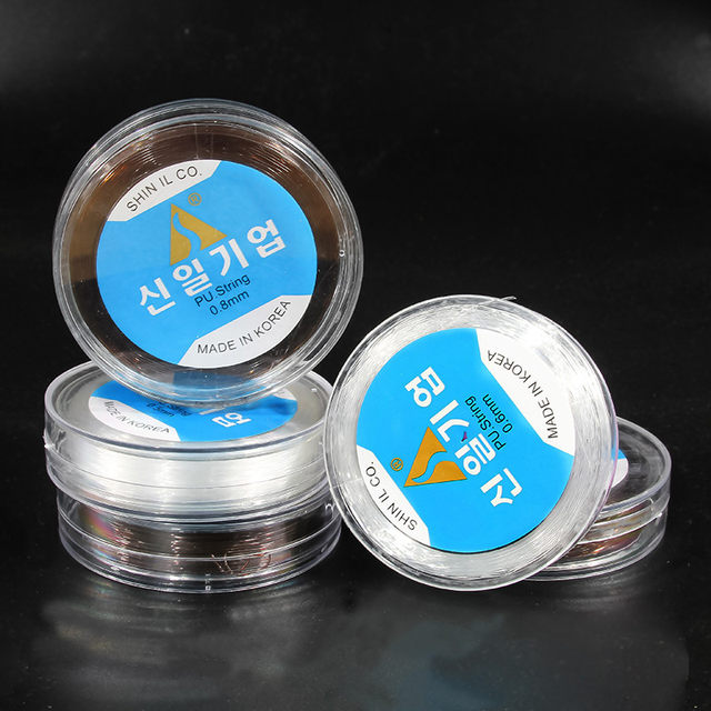 Imported transparent crystal elastic thread beaded rope wear-resistant ...