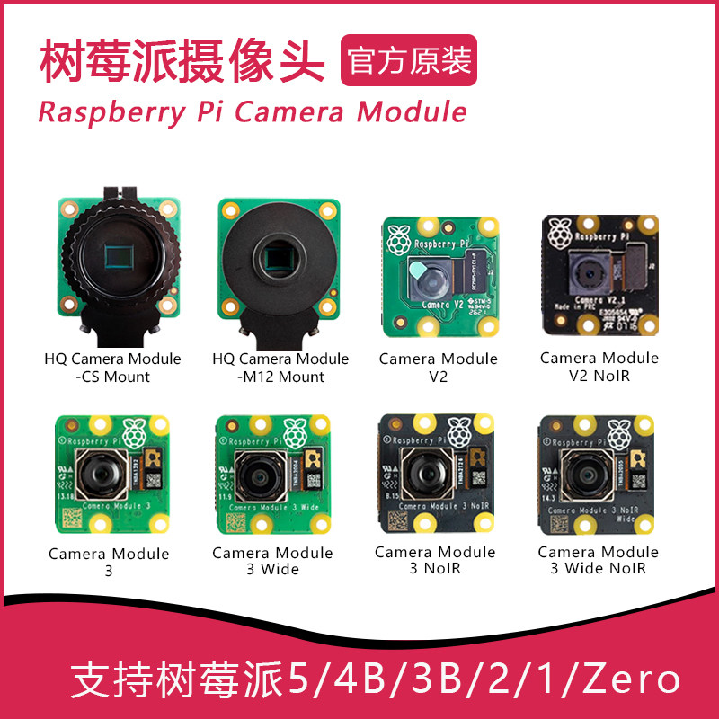 Raspberry Pi Camera Module V2 - Kamera HQ Rasmi dengan Kanta M12