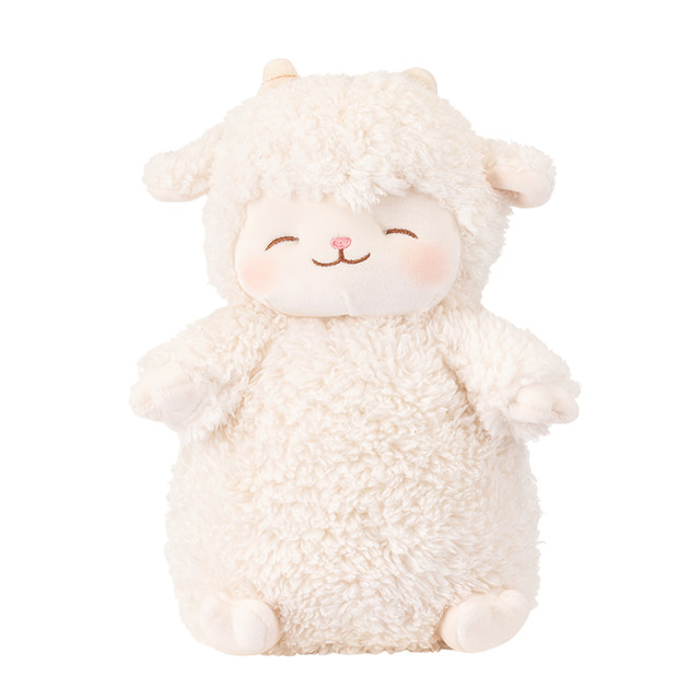 MINISO Sheep Bleacher Series Cherry Blossom Moon Lamb Lying Down Plush ...