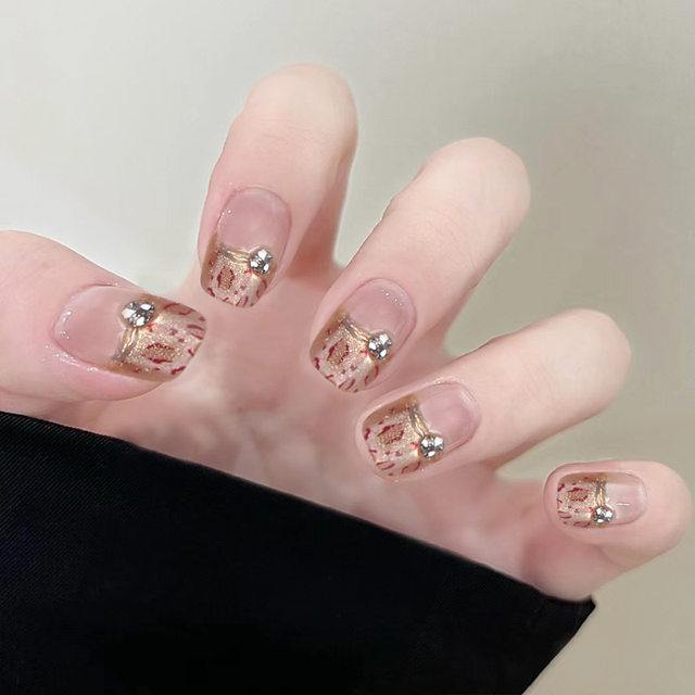 Year of the Snake Wearing Armor 2025 New Year's Nail Art Autumn and ...