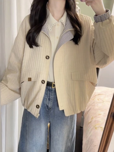 Early Autumn Short Jacket for Petite Women 2025 Spring and Autumn New ...