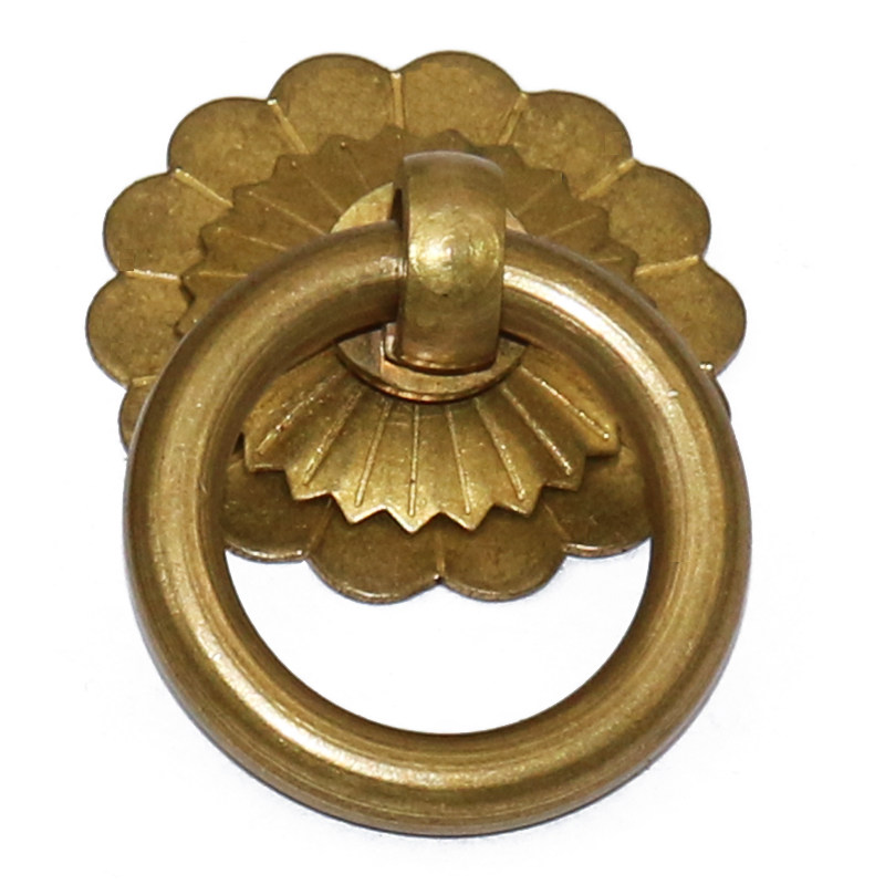 Chinese Antique Pure Copper Furniture Drawer Cabinet Door Handle