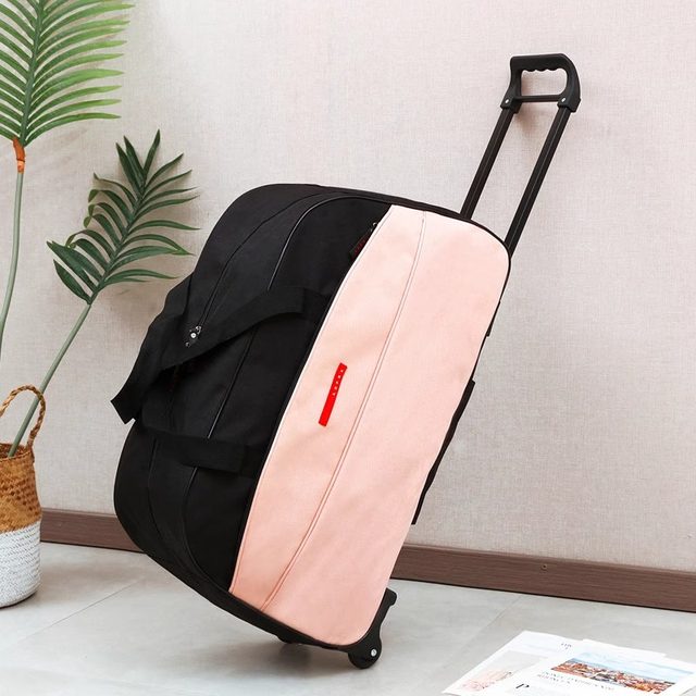 College student luggage packs, school luggage bag tie rod travel ...