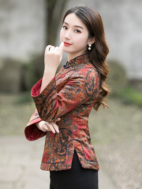 Ruyi Wind improved Tang dress cotton clothing female Chinese style ...