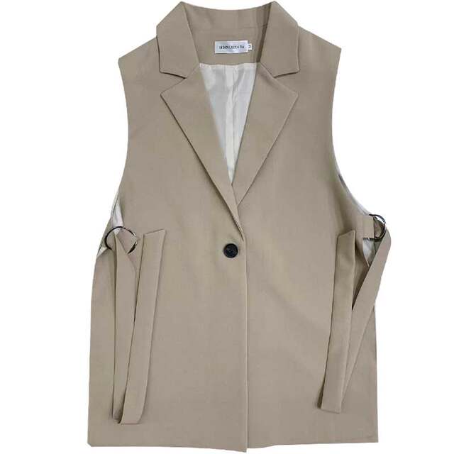 2024 new style western style suit vest for women spring and autumn mid ...
