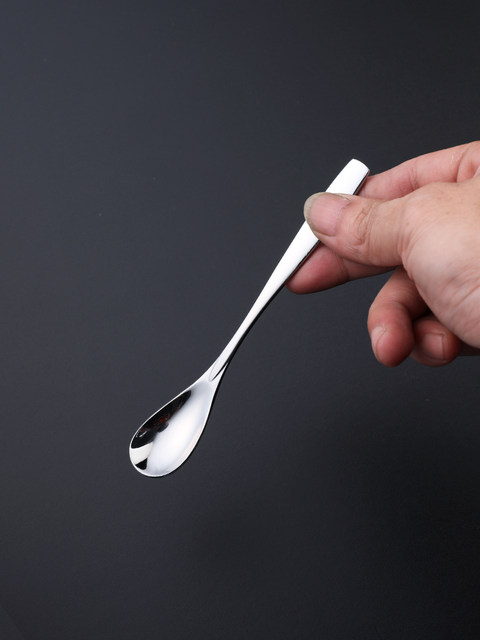 European stainless steel coffee spoon exquisite household long handle ...