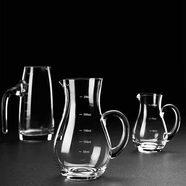 Six only liquor split device 100ml jug glass high -end two two sets of ...