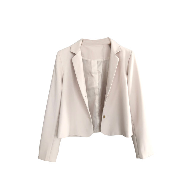 Small blazer women's 155 drape slim simple temperament Hong Kong style ...