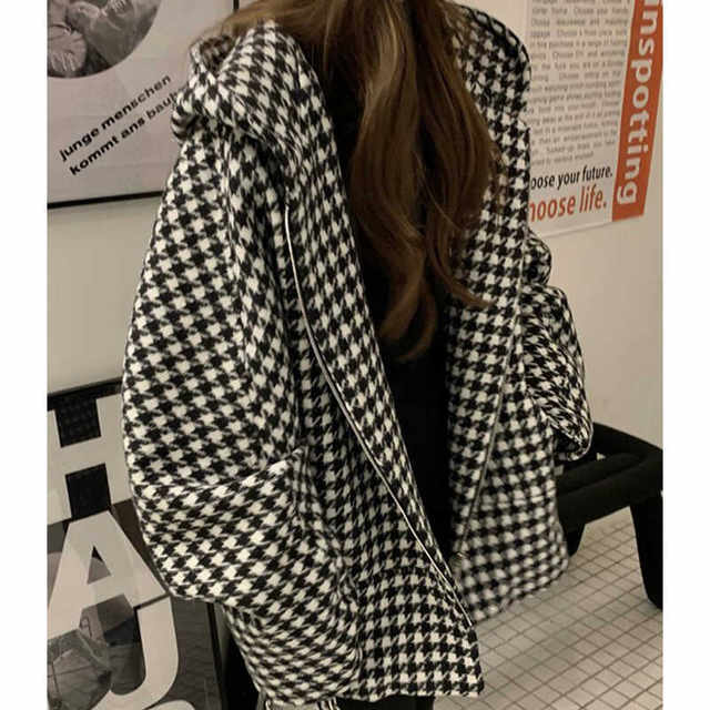 Large size fat MM2024 autumn and winter new thousand birds specially ...