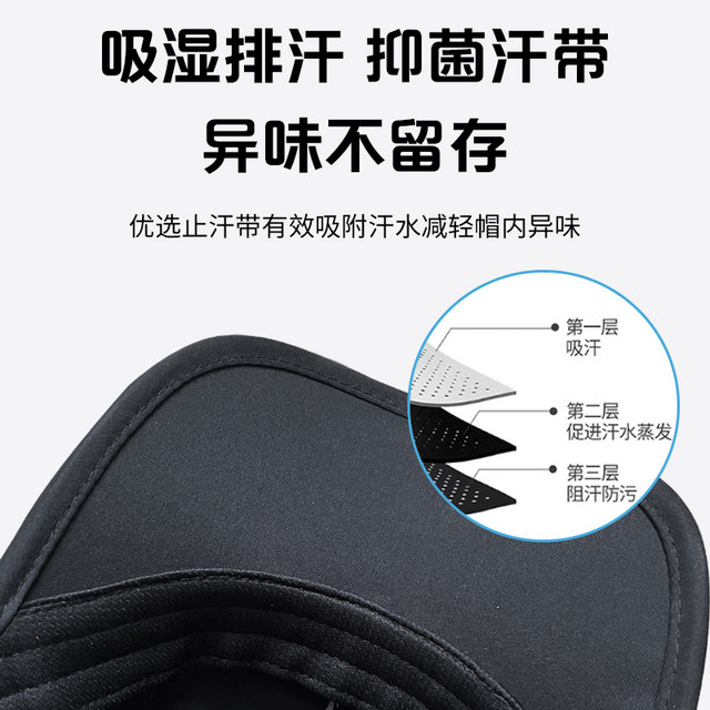 Li Ning baseball hat sports quick-drying summer sunshade wide brim ...