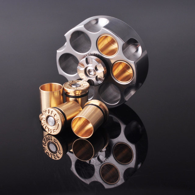 Revolver Fingertip Spinner Brass Stainless Steel Fingertip Spinner ...