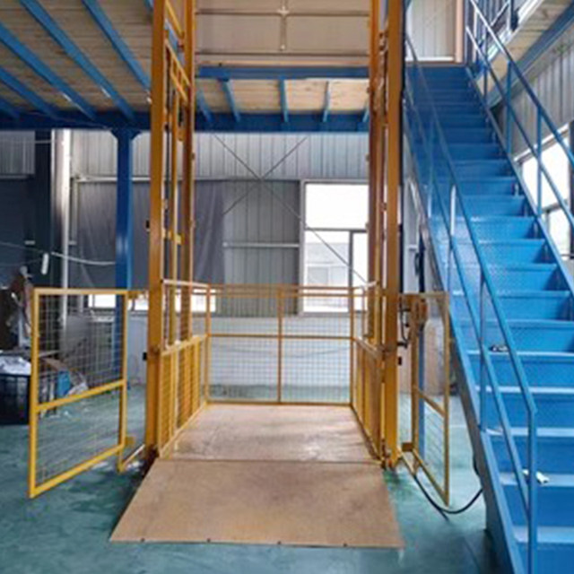 Freight elevator elevator guide rail factory elevator anti-fall simple ...