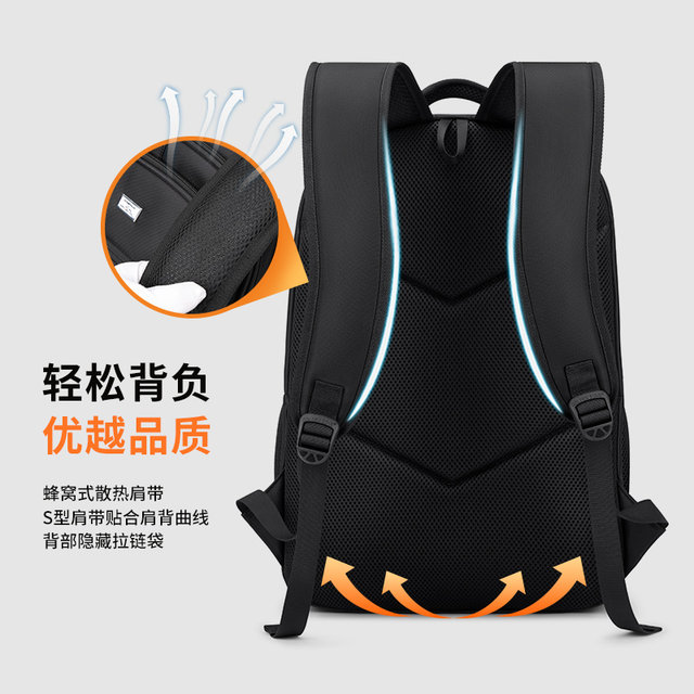 Septwolves Large Capacity Backpack Men's Lightweight Junior High School ...