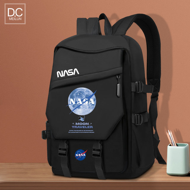 NASA co-branded trolley middle school school bag backpack male ...