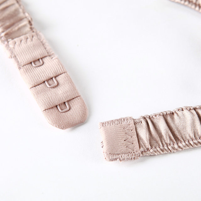 Golden Three Towers No Steel Ring Underwear Women's Silk Bra Mulberry ...