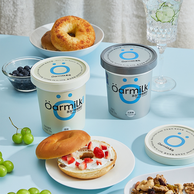 Oarmilk/My Island Greek yogurt 720g barreled sucrose-free yogurt sucrose-free low-temperature ...